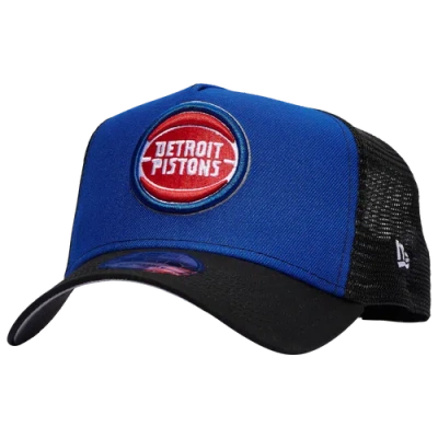 New Era Detroit Pistons Pistons 9forty A-frame Trucker In Blue/black ...