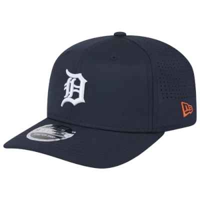 New Era Detroit Tigers Tigers Perf 970 Adjustable Cap In Navy/white ...