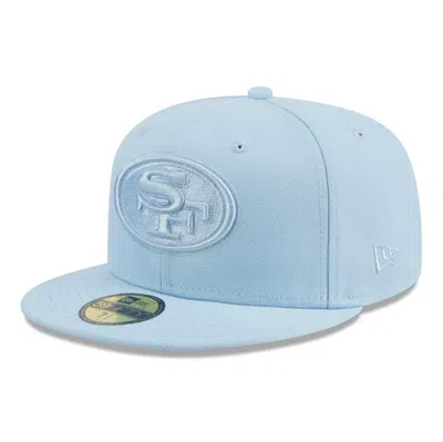 New Era Light Blue San Francisco 49ers Color Pack 59fifty Fitted Hat ...