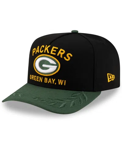 New Era Men's Black/green Green Bay Packers 2025 Nfl Draft A-frame ...