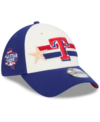 New Era Men's Cream/royal Texas Rangers 2024 Mlb All-star Game Workout ...