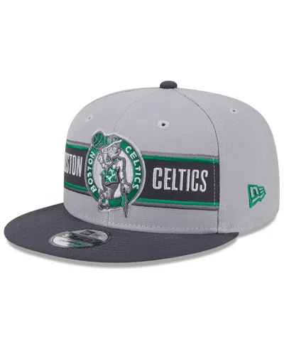 New Era Men's Gray/charcoal Boston Celtics 2024 Nba Draft 9fifty ...