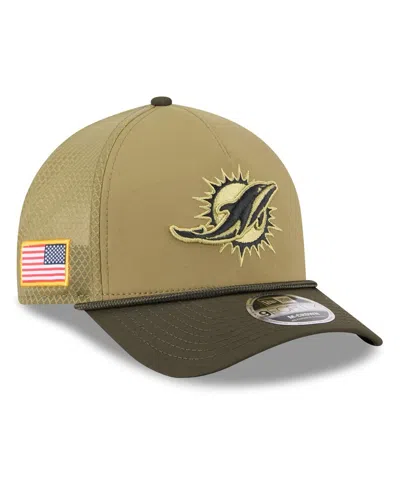 New Era Men's Green Miami Dolphins 2025 Salute To Service 9forty A ...