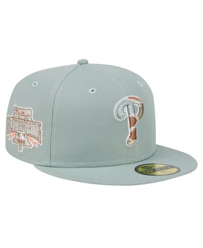 New Era Men's Green Philadelphia Phillies Spring Forest 59fifty Fitted ...