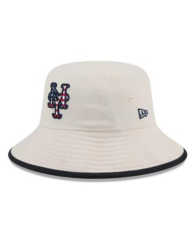 New Era Men's Khaki New York Mets 2024 Fourth Of July Bucket Hat | ModeSens