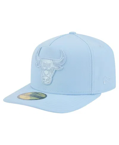 New Era Men's Light Blue Chicago Bulls Colorpack A-frame Pinch Front ...