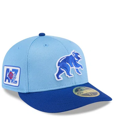 New Era Men's Light Blue/royal Chicago Cubs 2025 Spring Training Low ...
