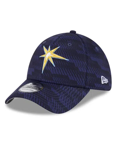 New Era Men's Navy Tampa Bay Rays 2025 Mlb Clubhouse 39thirty Flex Hat ...