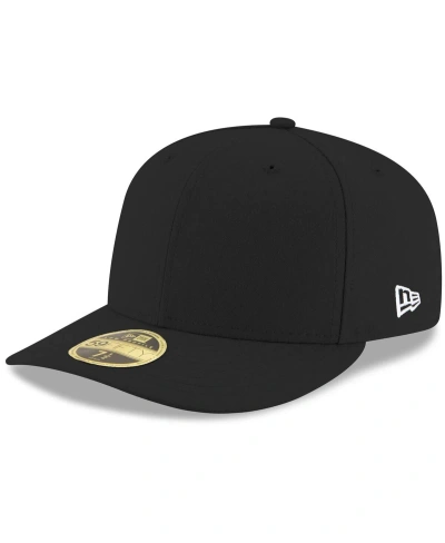 New Era Men's Black Blank Low Profile 59fifty Fitted Hat | ModeSens