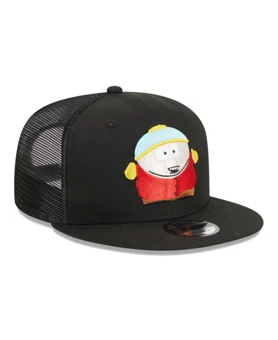 New Era Men's Black South Park Cartman Trucker 9fifty Snapback Hat ...