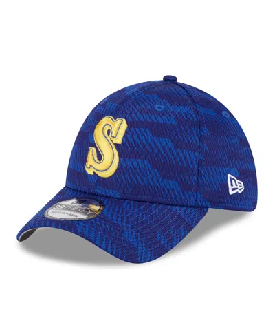 New Era Men's Royal Seattle Mariners 2025 Mlb Clubhouse 39thirty Flex ...
