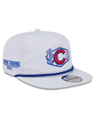 New Era Men's White Chicago Cubs 2025 Spring Training Palm Golfer ...