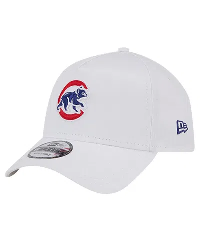 New Era Men's White Chicago Cubs Tc A-frame 9forty Adjustable Hat ...