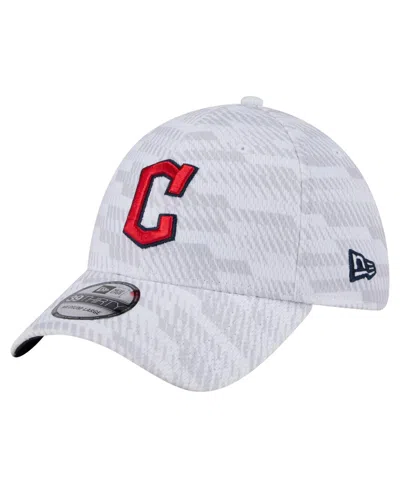 New Era Men's White Cleveland Guardians Graded 39thirty Stretch Fit Hat ...