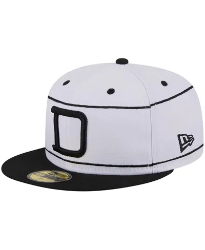 New Era Men's White Durham Bulls Theme Nights 1913 59fifty Fitted Hat ...