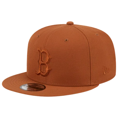 New Era Mens Boston Red Sox Red Sox 9fifty Brown Tonal Snapback In ...