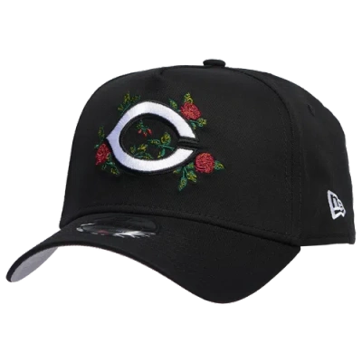 New Era Mens Cincinnati Reds Reds 940 A Frame Rose Cap In Black | ModeSens