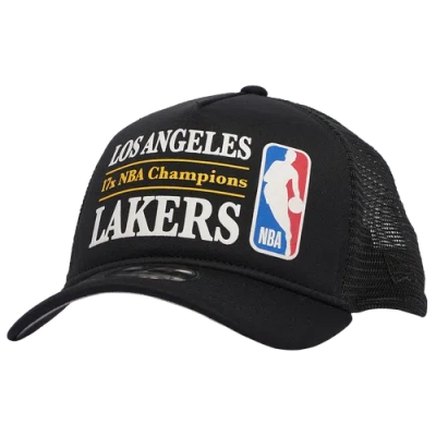New Era Mens Los Angeles Lakers Lakers A Frame Champions Foam Trucker ...