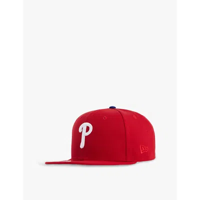 New Era Mens Red X Ovo X Mlb Philadelphia Phillies 2024 59fifty Fitted ...