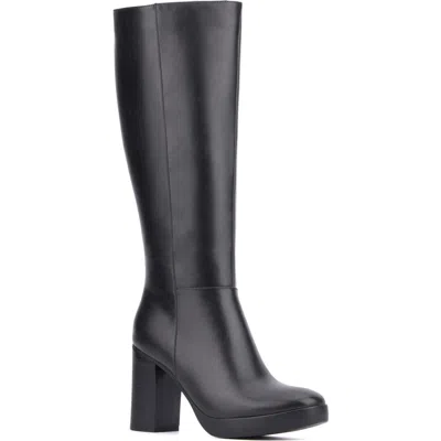 New York And Company Felicity Knee High Boot In Black | ModeSens