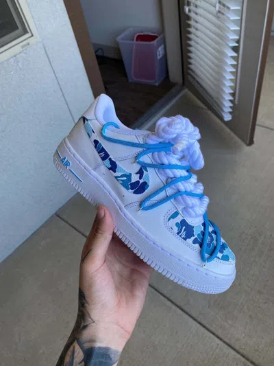 Pre-owned Nike Custom Air Force 1, Custom Bape Roped Laced Air Force 1 ...
