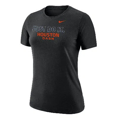 Nike Houston Dash Men's Soccer T-shirt In Black | ModeSens