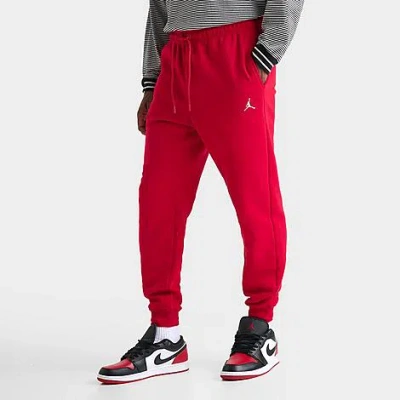 Nike Jordan Men's Brooklyn Fleece Sweatpants In Gym Red/white | ModeSens