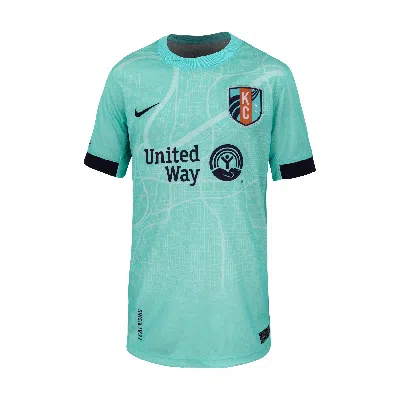 Nike Kc Current 2025 Stadium Away Big Kids' Dri-fit Nwsl Replica Jersey ...