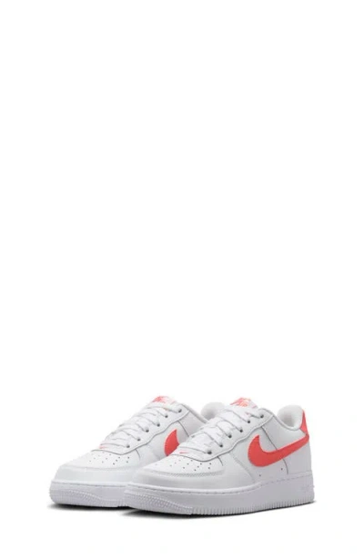 Nike Kids' Air Force 1 Sneaker In White/magic Ember | ModeSens