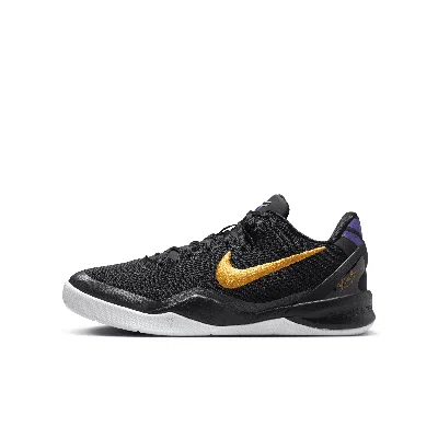 Nike Kobe Viii Big Kids' Basketball Shoes In Black | ModeSens
