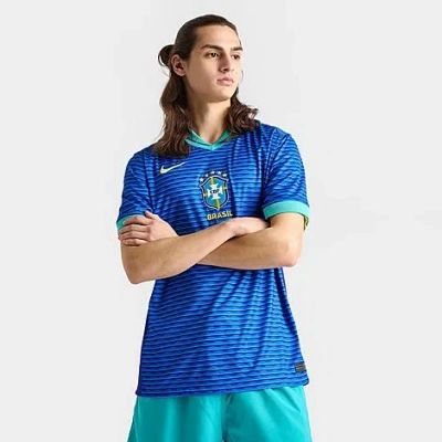 Nike Men's Brazil 2024 Stadium Away Dri-fit Replica Soccer Jersey In ...