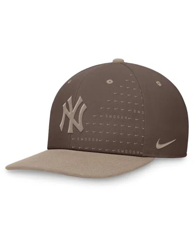 Nike Men's Brown New York Yankees Statement Ironstone Pro Performance ...