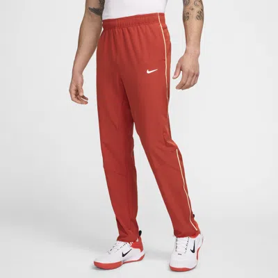 Nike Men's Court Advantage Dri-fit Tennis Training Pants In Red | ModeSens