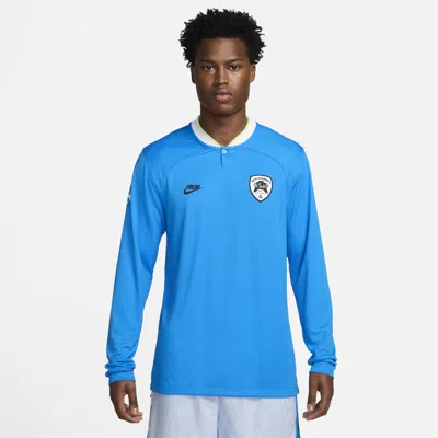 Nike Men's Giannis Dri-fit Long-sleeve Basketball Top In Blue | ModeSens
