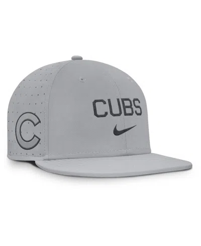 Nike Men's Gray Chicago Cubs True Performance Fitted Hat | ModeSens