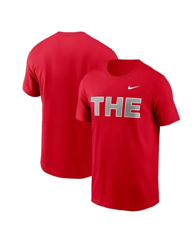 Nike Men's Ohio State Buckeyes The T-shirt In Scarlet | ModeSens