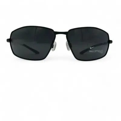 Nike Men's Pivot Eight Ev1088 Sunglasses In Satin Black/dark Grey In ...