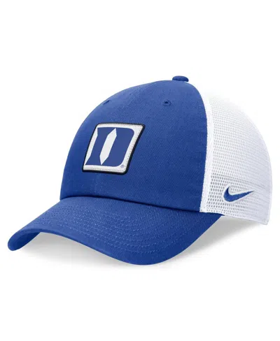 Nike Men's Royal/white Duke Blue Devils Primetime Club Trucker ...