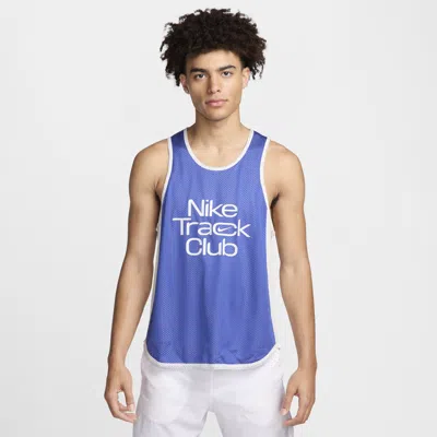 Nike Men's Track Club Dri-fit Running Singlet In Blue | ModeSens