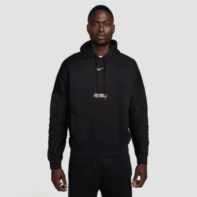 Nike Mens Nsw Bb Club Ftl 50th Anniversary Hoodie In Black/gold | ModeSens