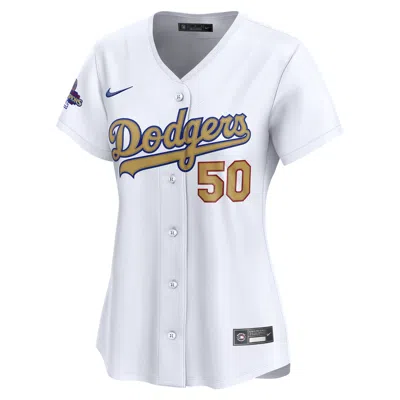 Nike Mookie Betts Los Angeles Dodgers 2024 World Series Champions Gold ...