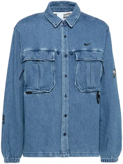 Nike Blue Nocta Edition Opal Shirt In French Blue | ModeSens