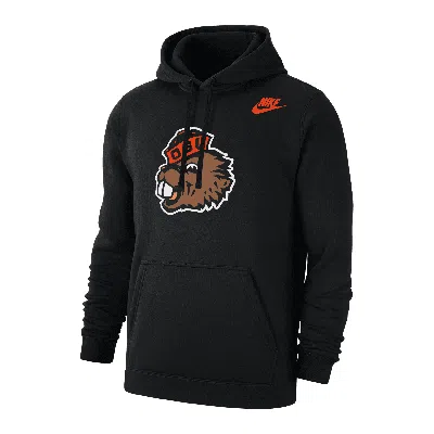 Nike Oregon State Club Men's College Fleece Pullover Hoodie In Black ...