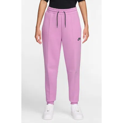 Nike Sportswear Tech Fleece Joggers In Beyond Pink/black | ModeSens
