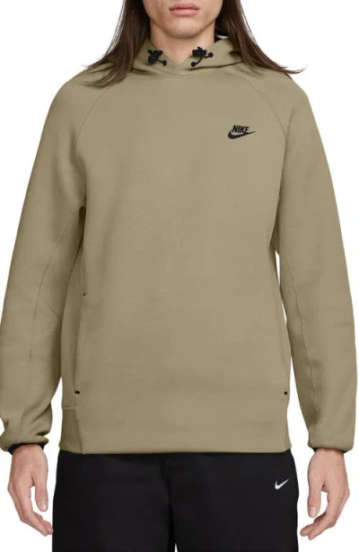 Nike Tech Fleece Pullover Hoodie In Neutral Olive/black | ModeSens