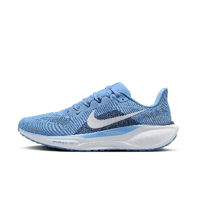 Nike Unc Pegasus 41 Men's College Road Running Shoes In Blue | ModeSens