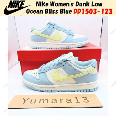 Pre-owned Nike Women's Dunk Low Ocean Bliss University Blue Dd1503-123 ...