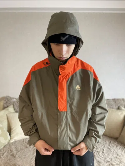 Pre-owned Nike X Nike Acg Nike 00s Acg Storm-fit Waterproof Windbreaker Jacket M L In Brown ...