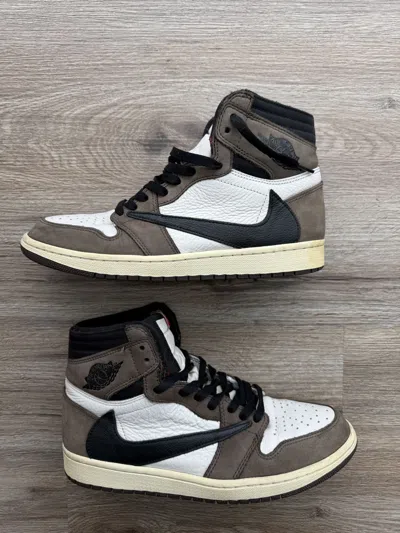 Pre-owned Nike X Travis Scott Air Jordan Travis Scott Mocha 1s Shoes ...