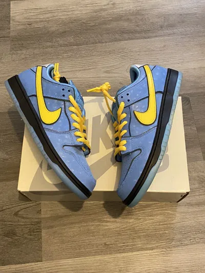 Pre-owned Nike X Vintage Nike Sb Dunk Power Puff Girl Bubbles Shoes In ...